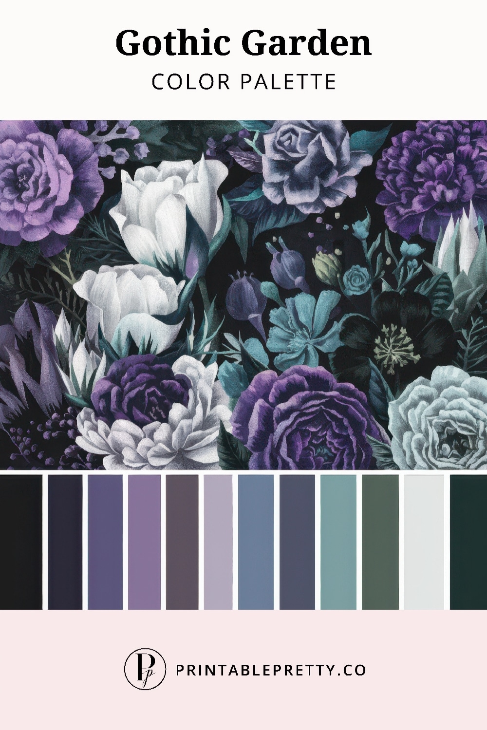 The Best 50 Stunning Color Palettes | Printable Pretty