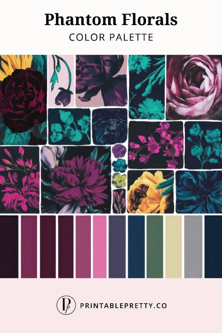 The Best 50 Stunning Color Palettes | Printable Pretty